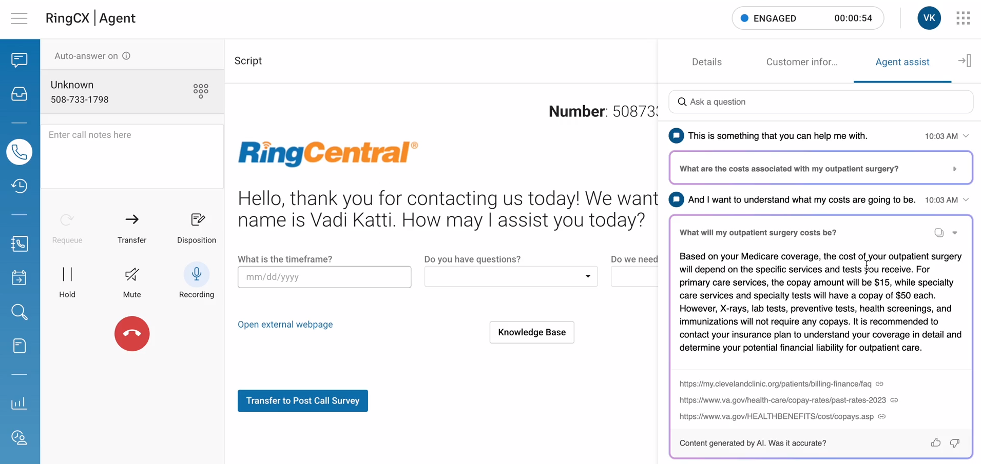 Agent Assist Release Notes | RingCentral Support
