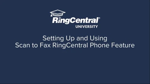 RingCentral Fax - Users | RingCentral Support