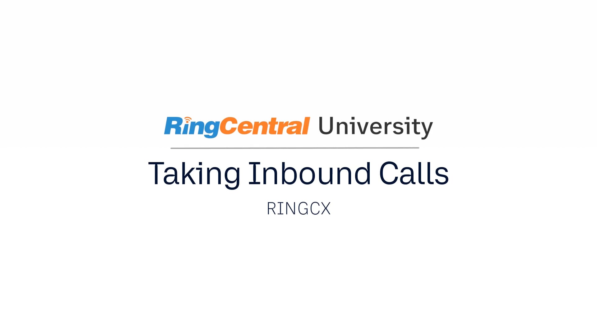 RingCX | RingCentral Support