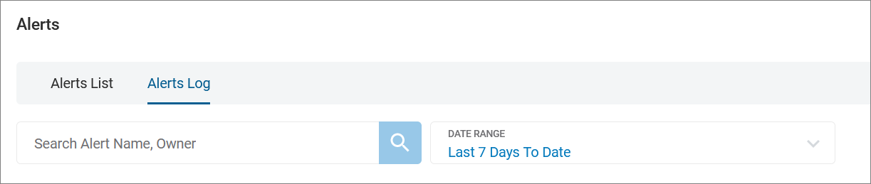 Alerts: Filtering the Alerts Log dashboard | RingCentral MVP