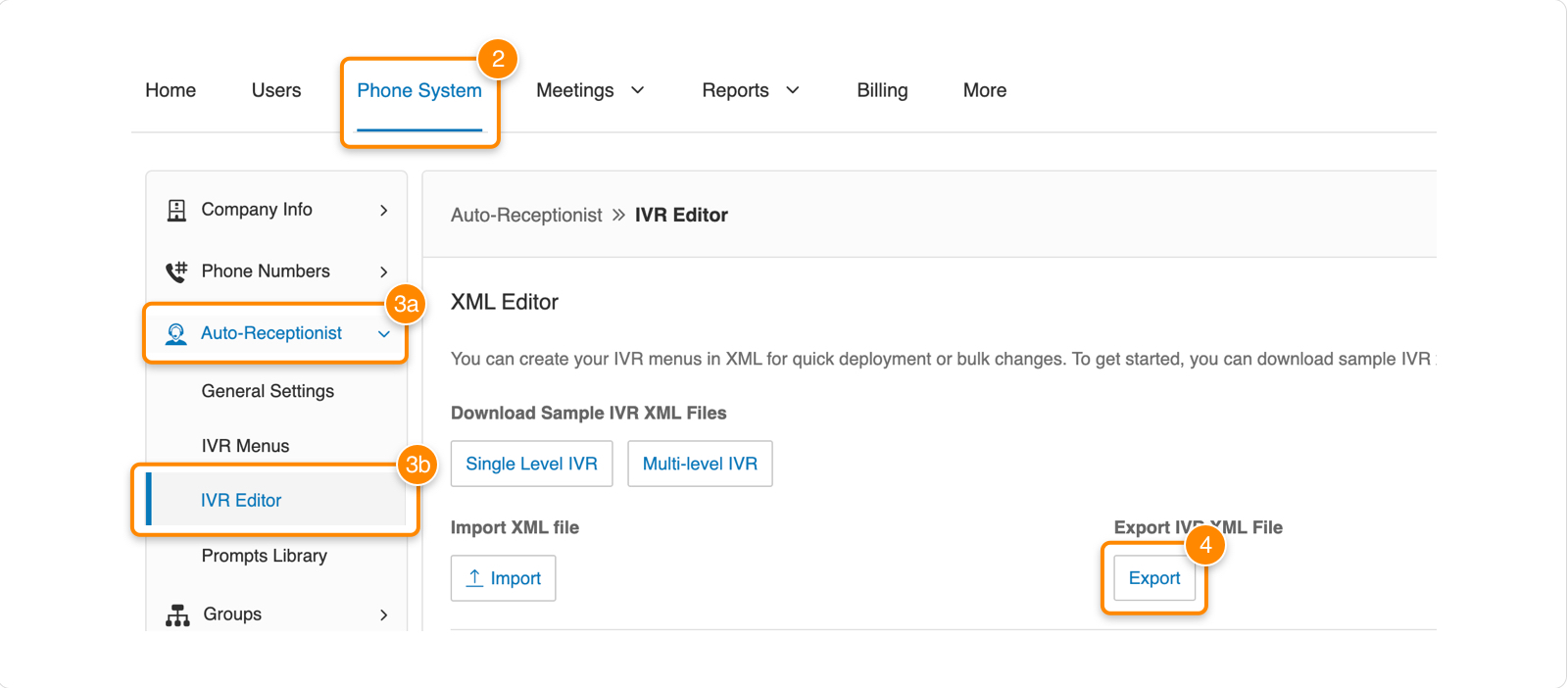Downloading and saving your company’s IVR menus | RingCentral MVP
