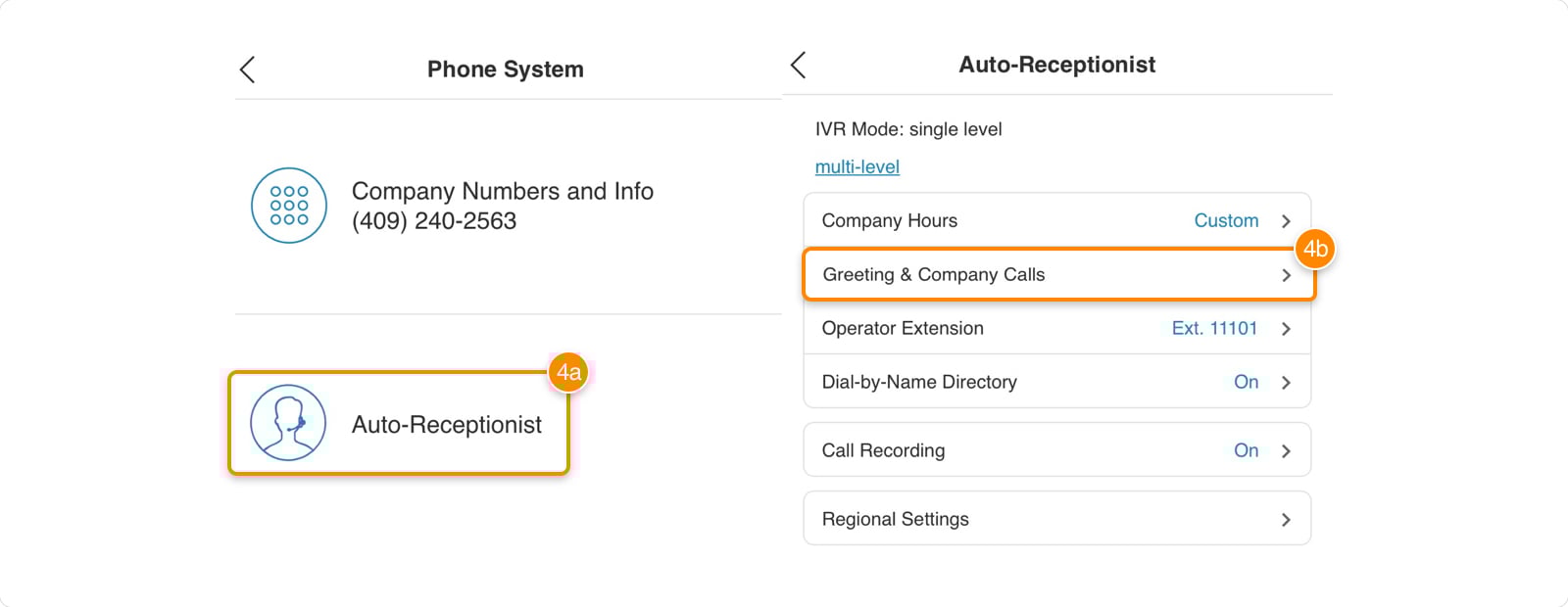 Adding a company greeting to a single-level IVR | RingCentral MVP