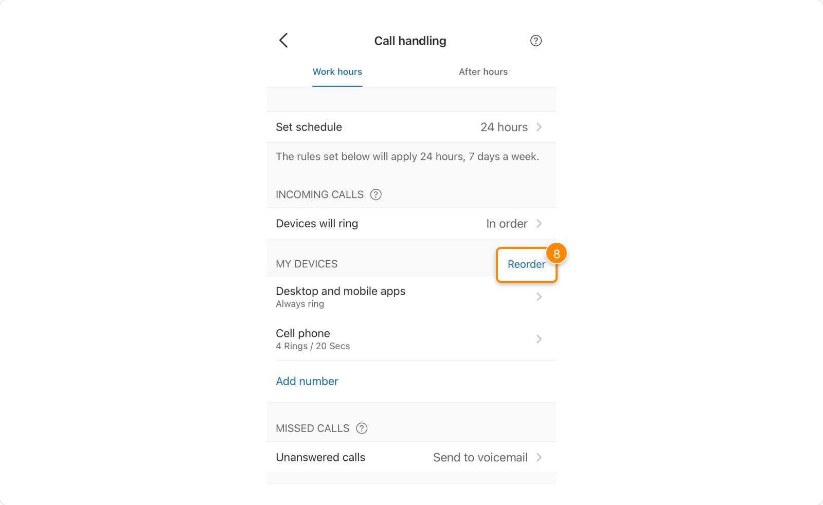 Setting up how incoming calls are handled | RingCentral MVP