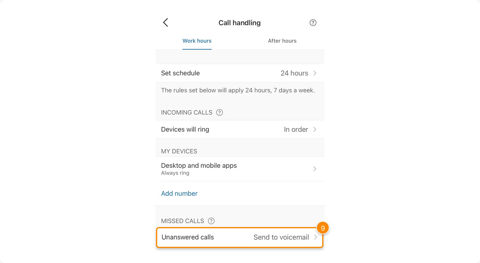 Setting up how incoming calls are handled | RingCentral MVP