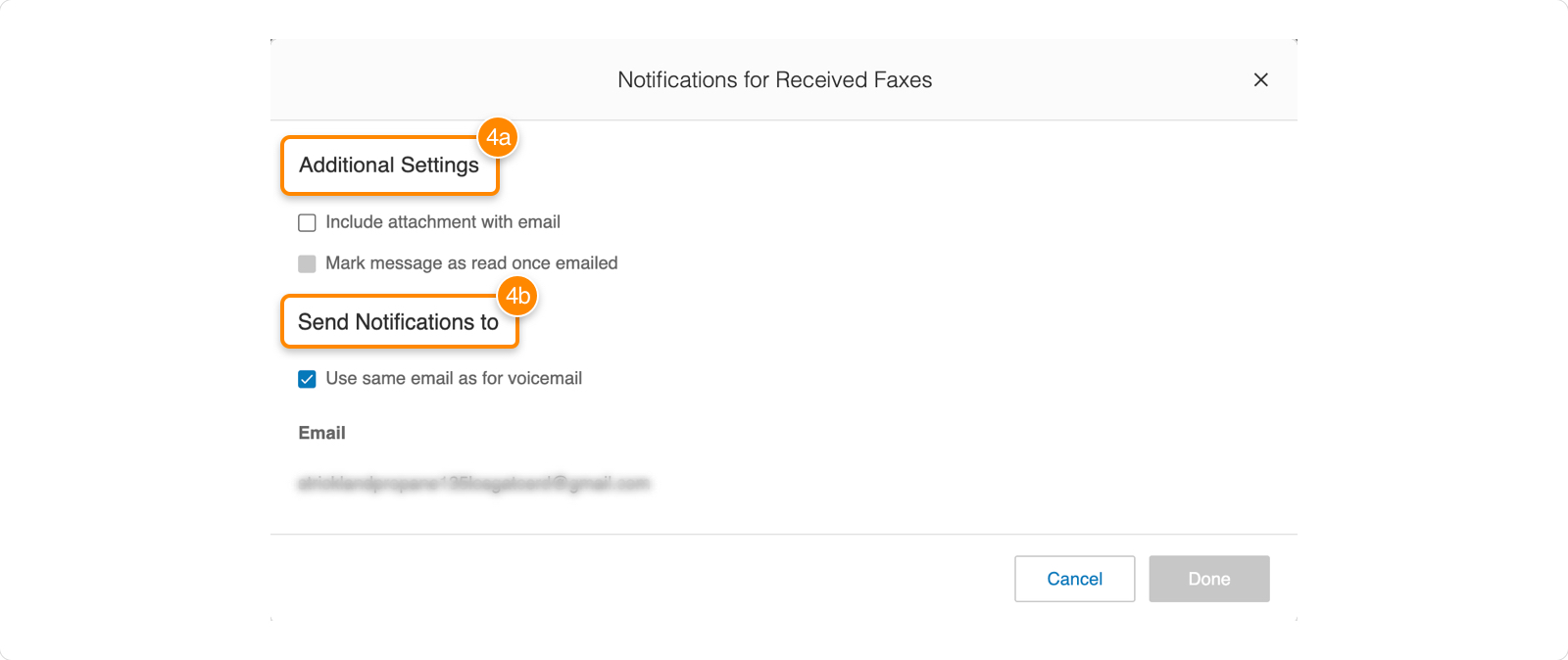 Setting your fax notifications | RingCentral MVP