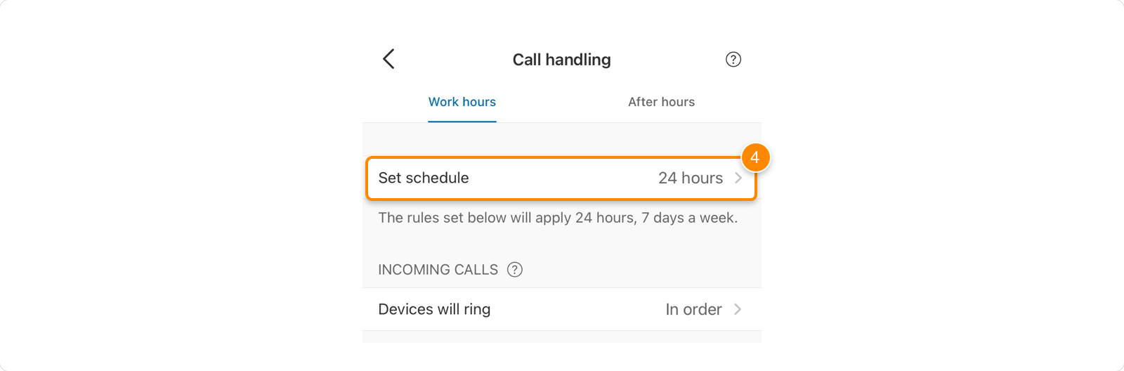 Setting your RingCentral MVP work schedule | RingCentral MVP