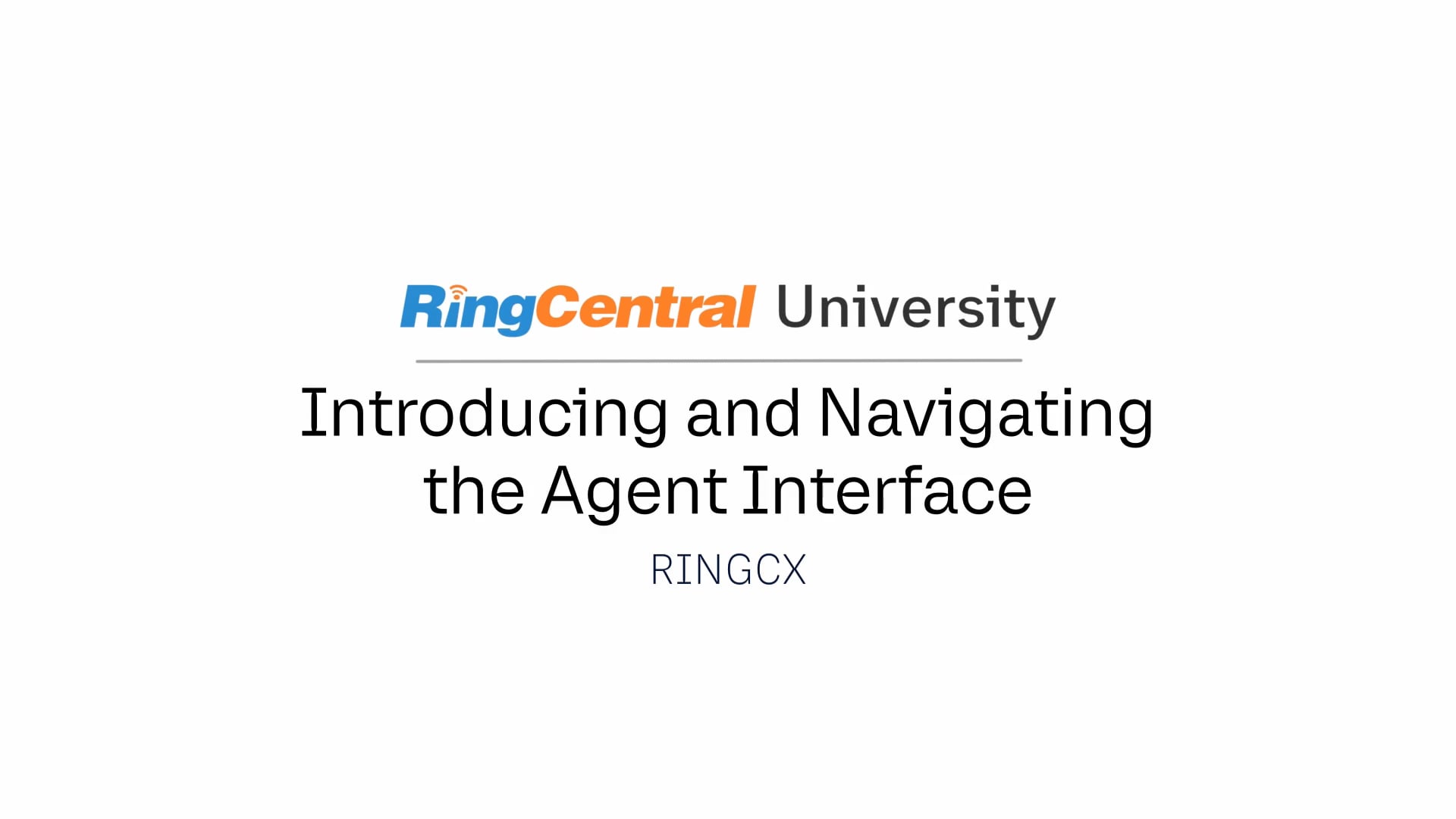 RingCX | RingCentral Support