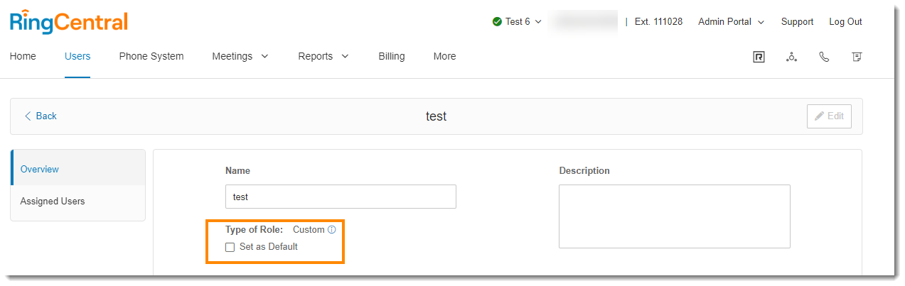 Editing user information on Desktop and Web | RingCentral App