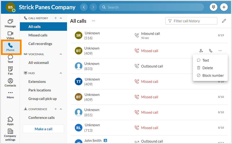 RingCentral app reference guide | RingCentral app
