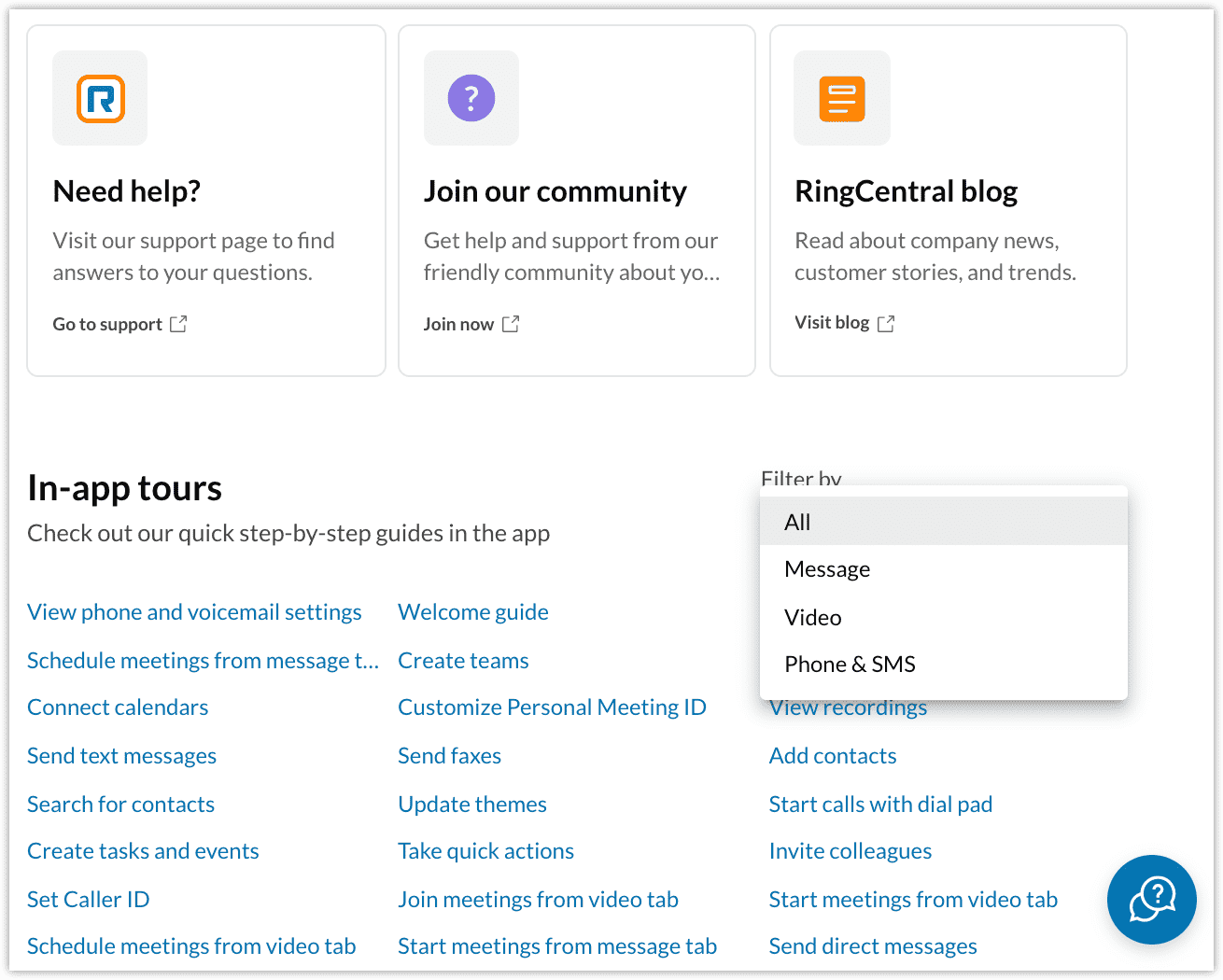 Using the Resource Center in the RingCentral desktop app | RingCentral MVP