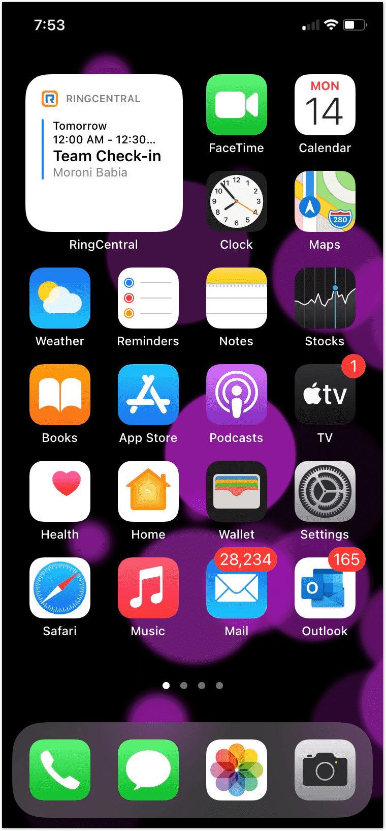 Adding Upcoming Meeting Widget In Ringcentral App Mobile For Iphone And Ipad Ringcentral Video