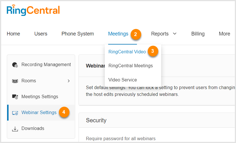 Upgrading RingCentral Meetings Webinar to RingCentral Webinar | RingCentral Support