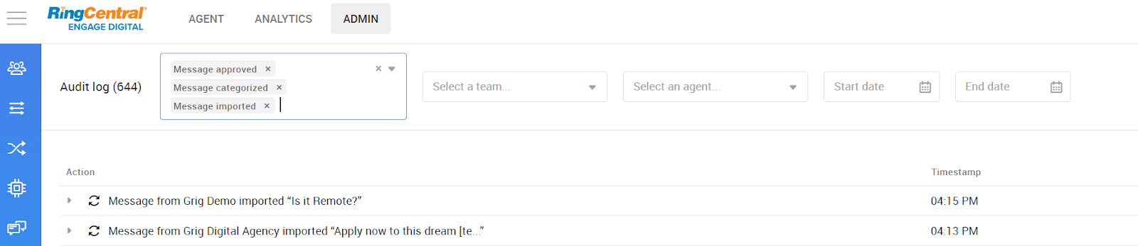 RingCentral Engage Digital Release Notes | October 2022