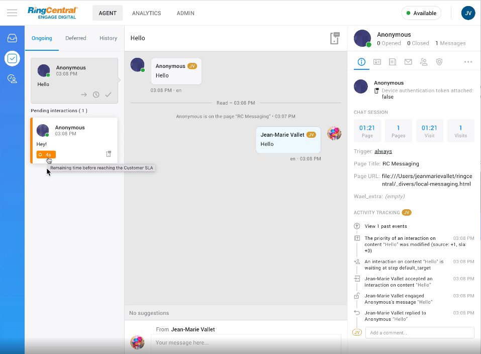 RingCentral Engage Digital Release Notes | September 2022
