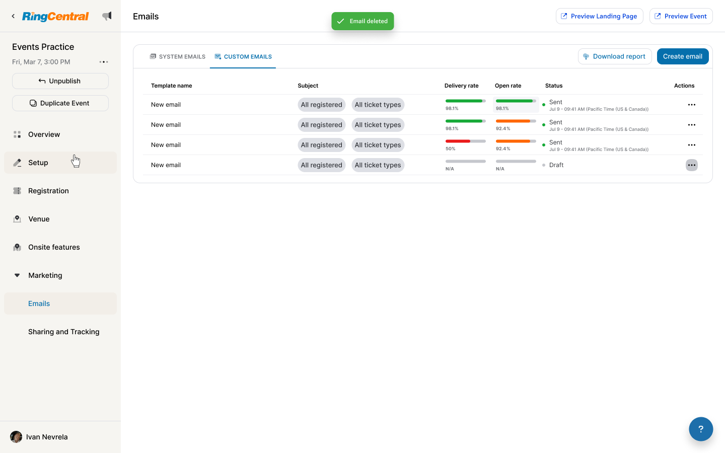 RingCentral Events Release Notes | November 2024