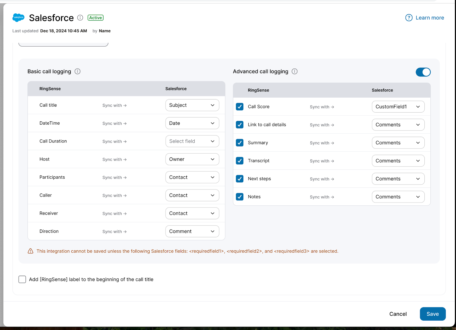Ringsense Release Notes Ringcentral Support